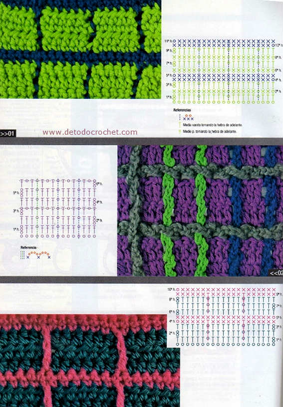 25 Patrones De Puntos Crochet Para Coleccionar