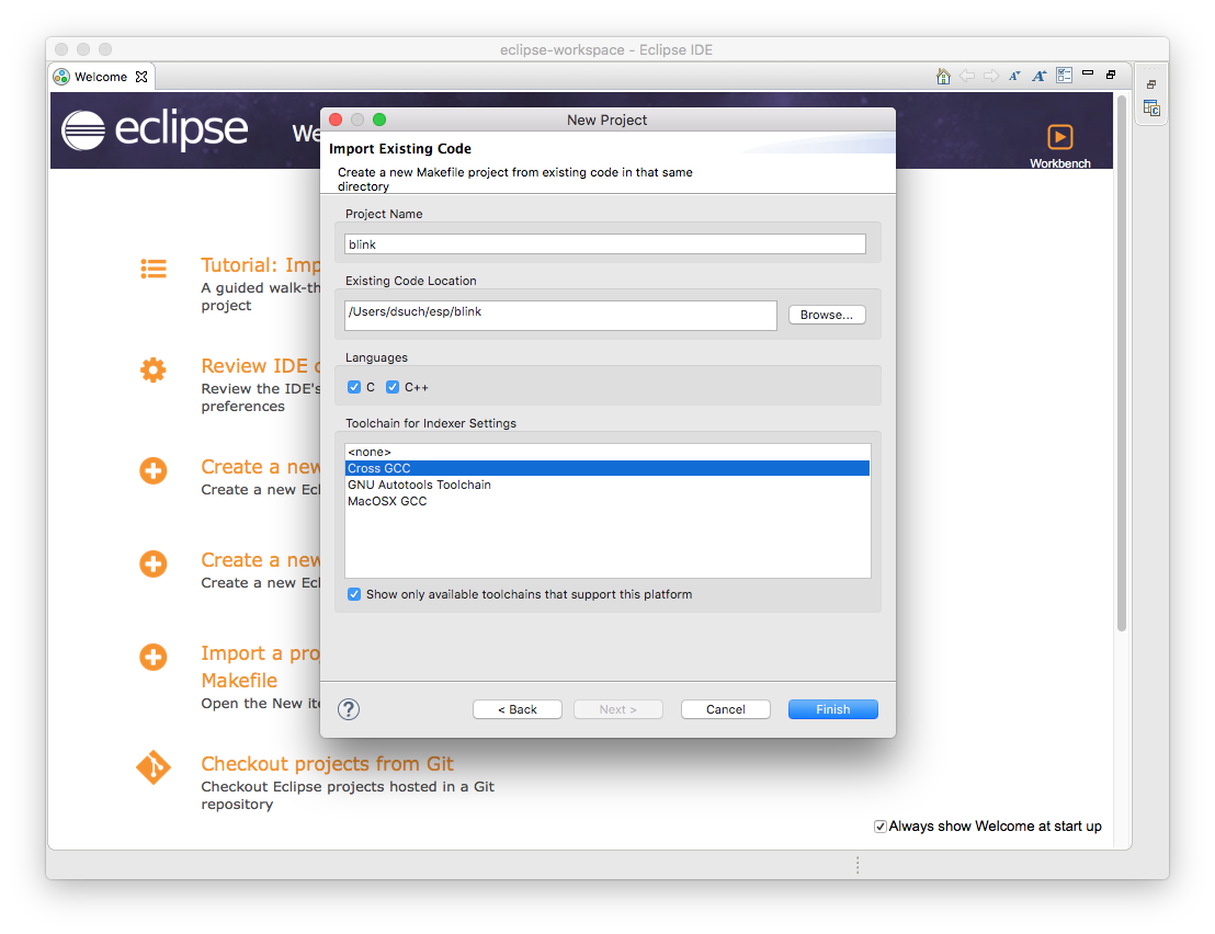 Reefwing Robotics: Espressif ESP32 Tutorial - Programming (Eclipse) Reefwing Robotics: Espressif ESP32 Tutorial - Programming (Eclipse)