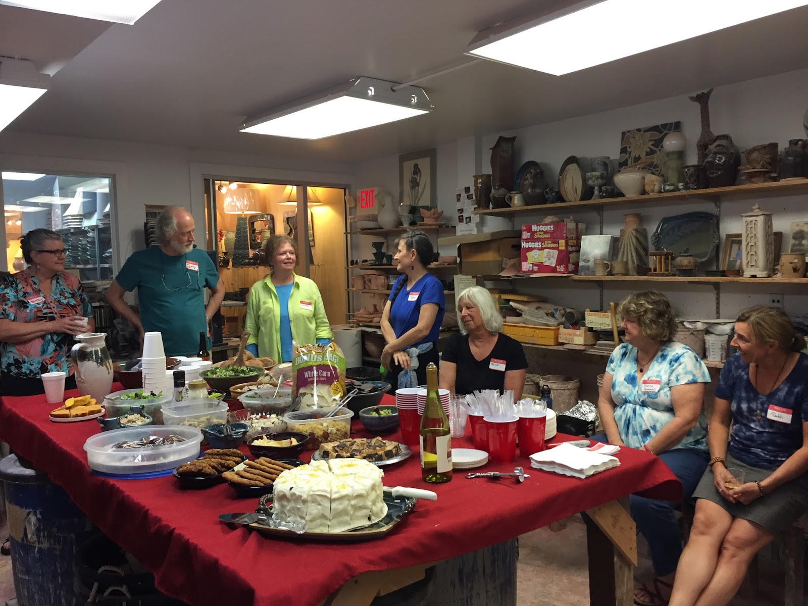 Recap: June Clay Club at Doe Ridge Pottery Gallery and Studio in Boone