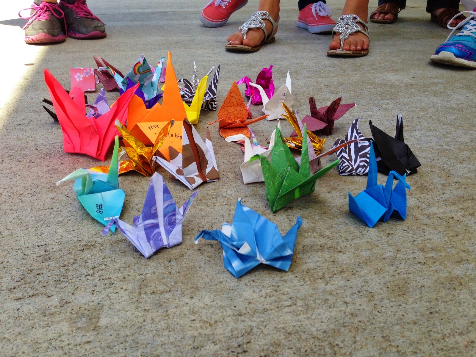 Peace, Love, Cranes . . . Clare's 1000 Paper Crane Project: Room 12 ...