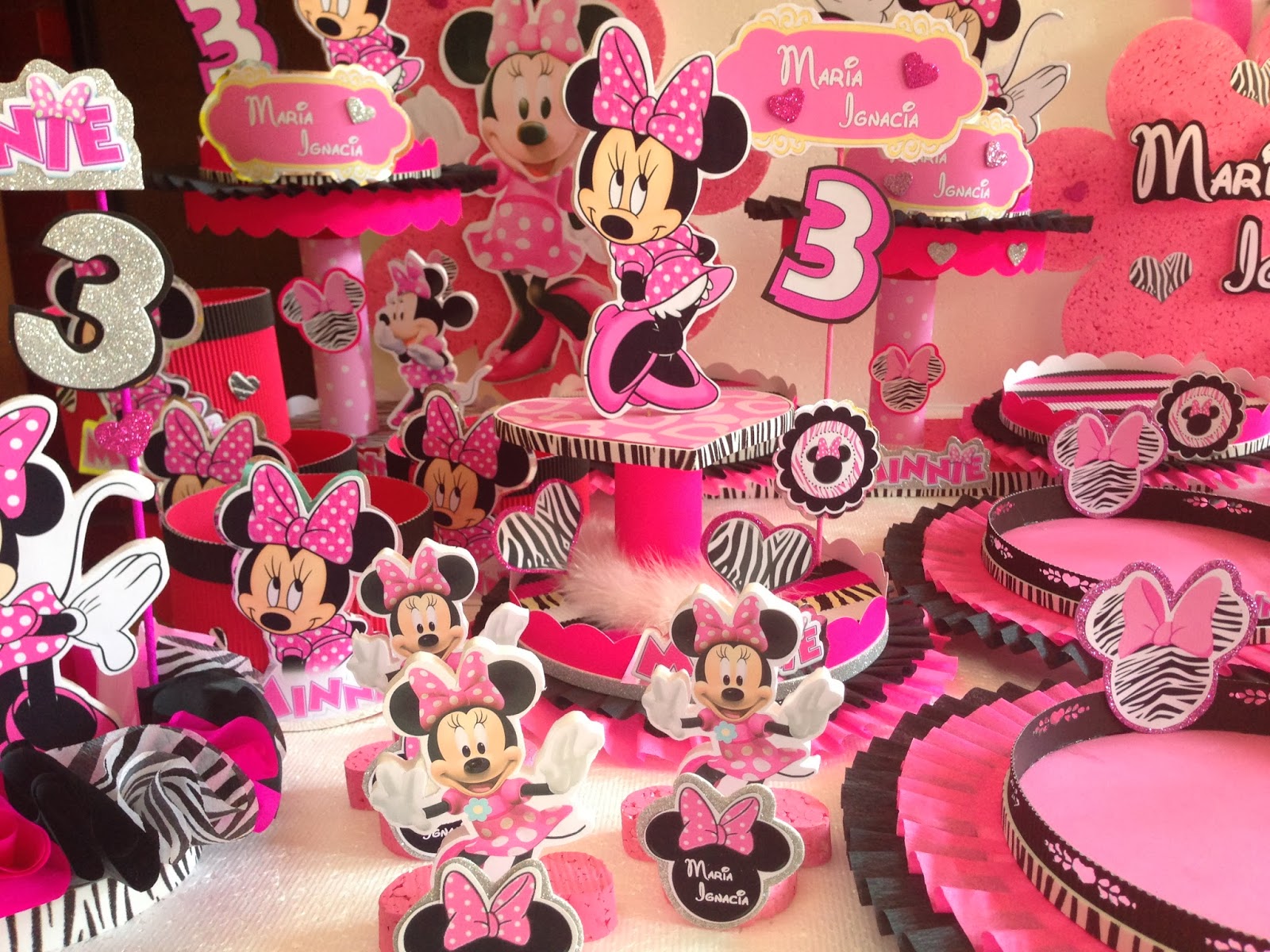 DECORACION ANIMAL PRINT MINNIE - Imagui