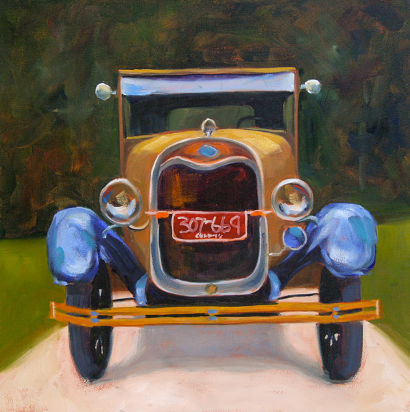 Sharon Lynn Williams' Art Blog: 'Model T -Coming" Oil Painting by ...
