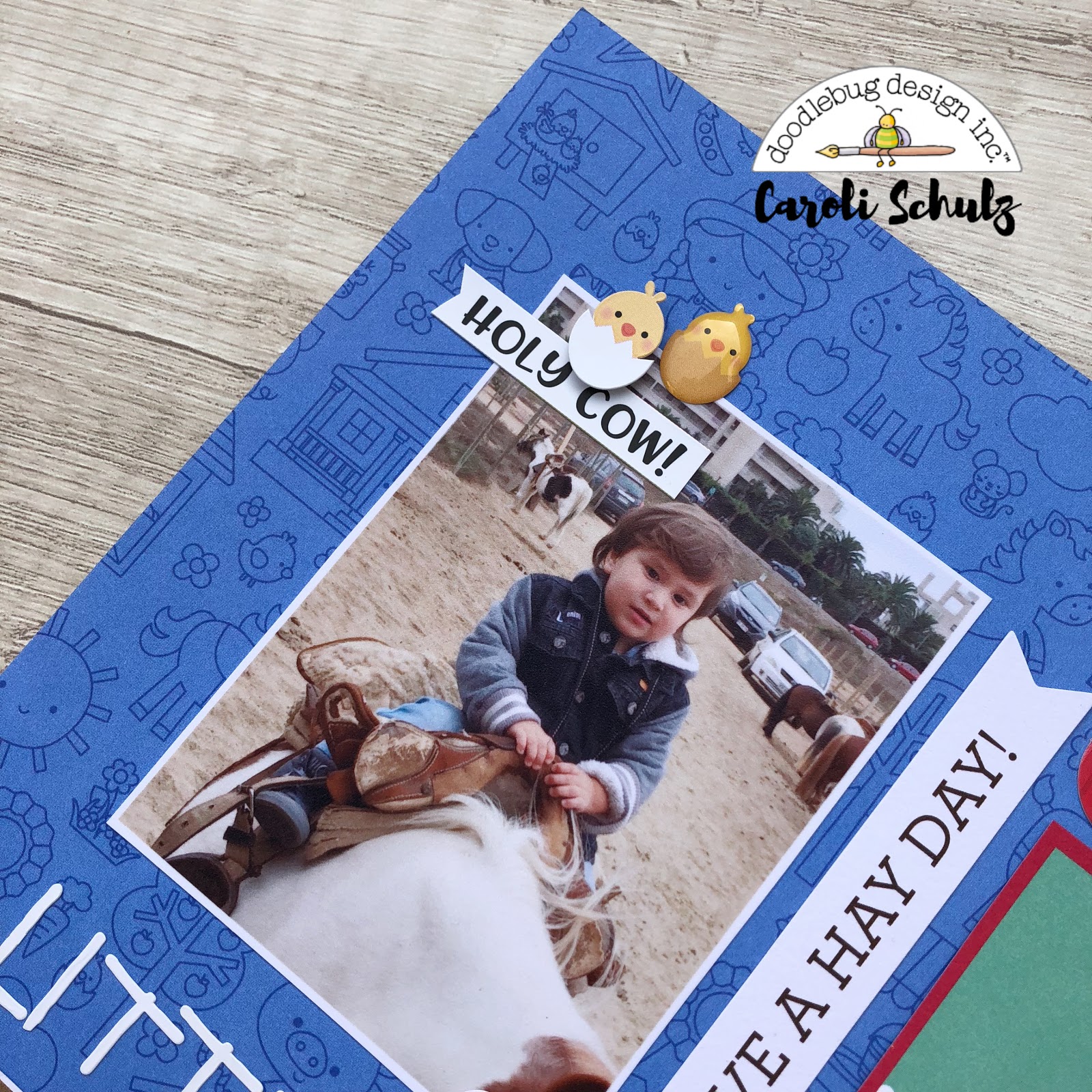Doodlebug Design Inc Blog: Little Rider Layout using Down On The Farm ...