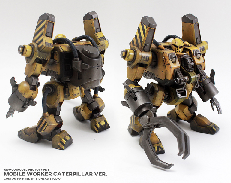 Custom Build: HG 1/144 Mobile Worker Late Type "CATERPILLAR ver."
