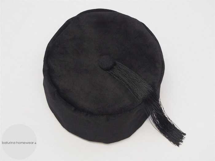 Men's English Velvet Smoking Caps and Robes
