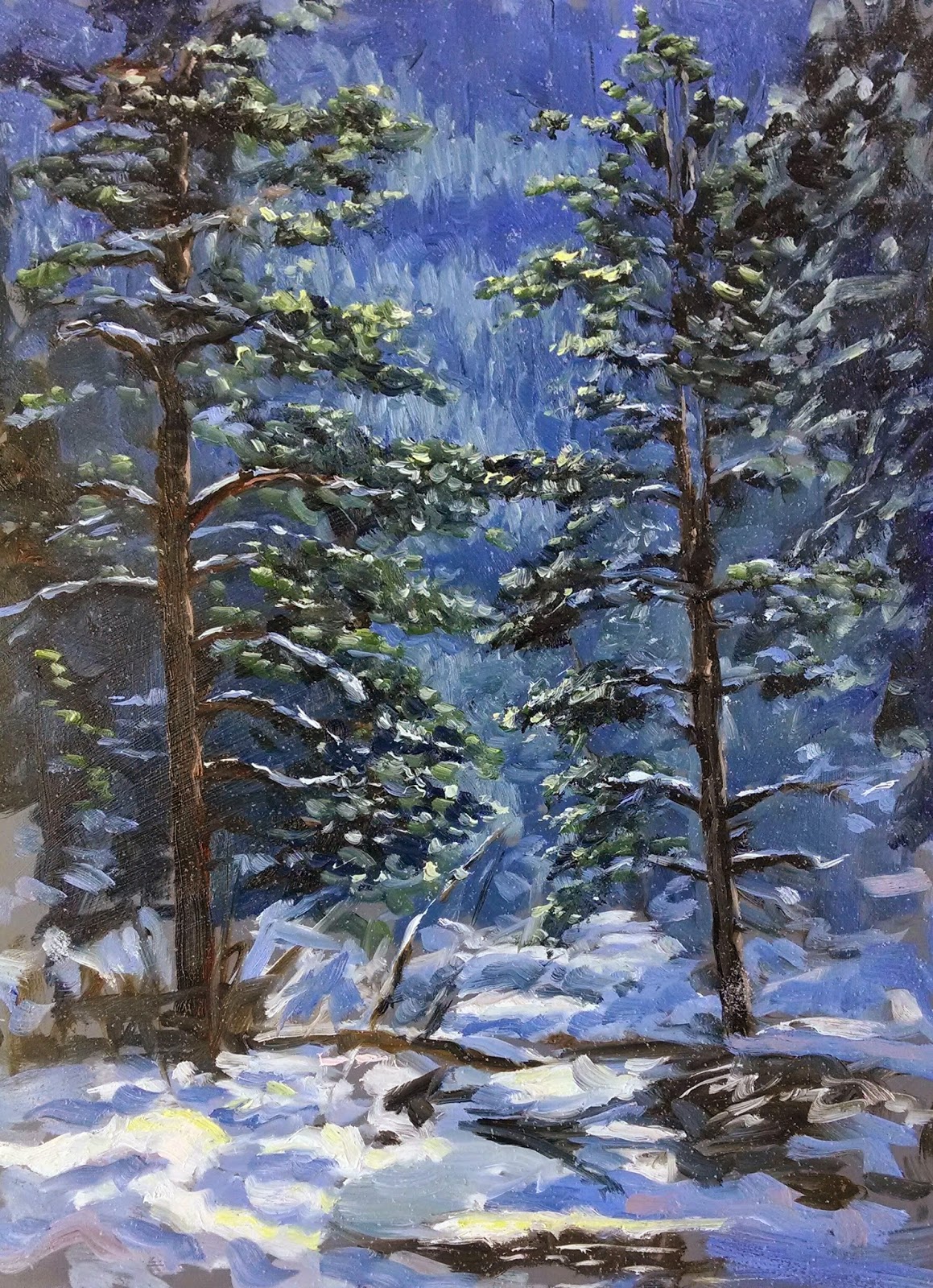 Bill Meuser's Art: Cold Painting