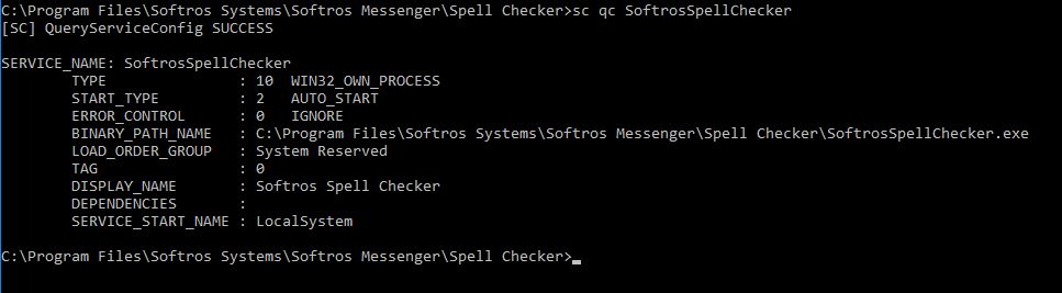 Code16 Unquoted Path In Softros Lan Messenger