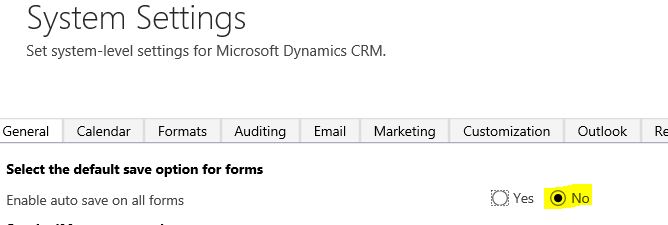 Dynamics 365 Customer Engagement: Save and Save & Close buttons are not ...