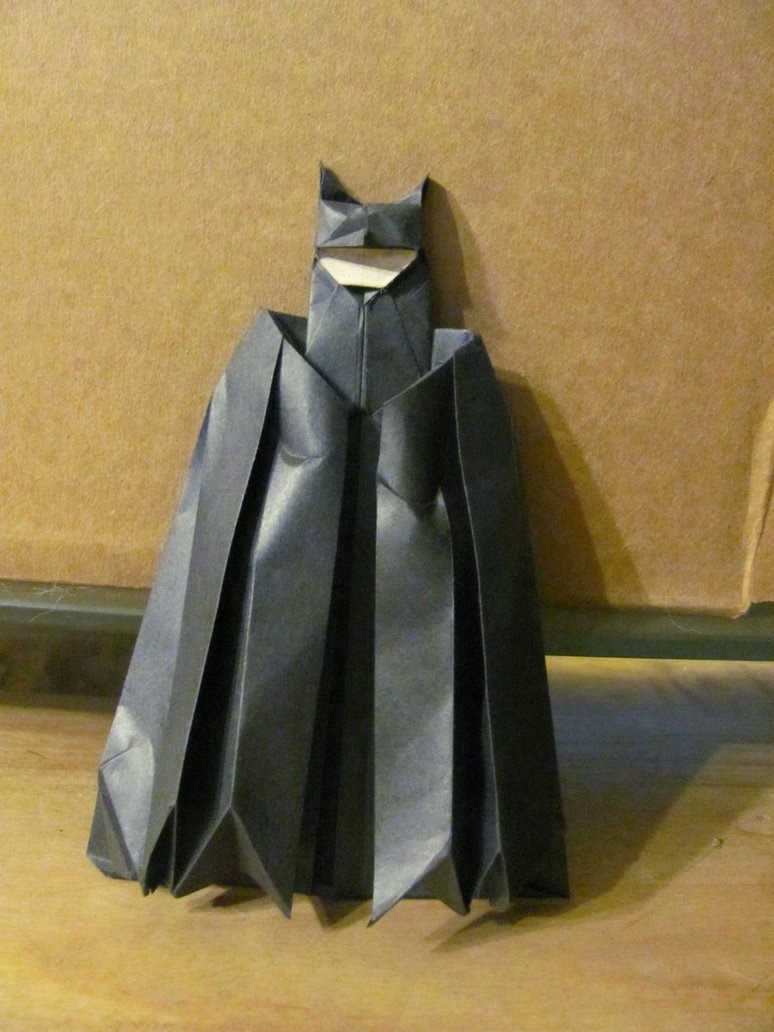 origami Batman ~ origami instructions art and craft ideas