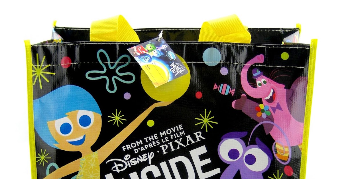 Dan the Pixar Fan: Inside Out: Disney Store Reusable Tote Bag