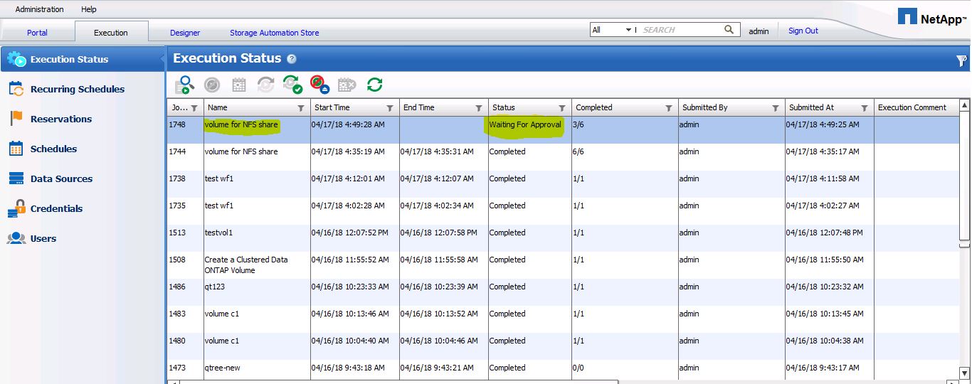 Remote Infrastructure Management: NetApp WFA Management