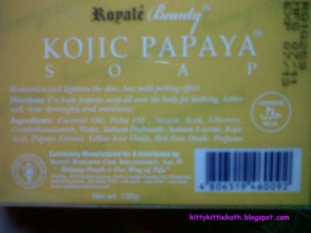 Product Review: Royale Beauty Kojic and Papaya Soap | Dear Kitty Kittie ...