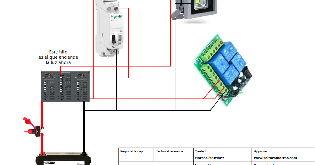 Soltar Amarras.: Esquema eléctrico para hacer un Mando a distancia para ...