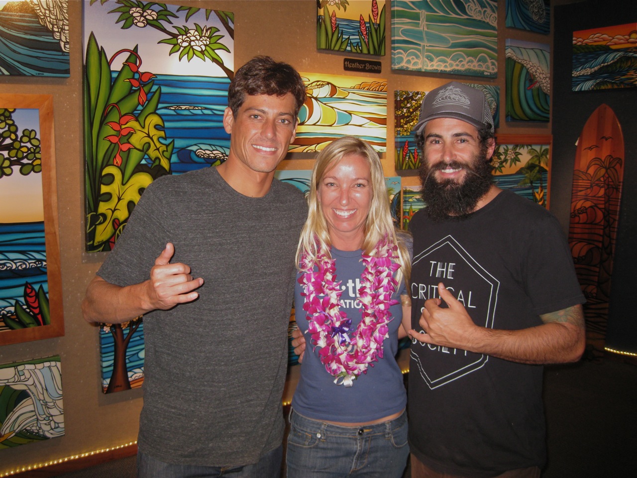 The Surf Art of Heather Brown: 2011 Surf Art Show at The Wyland Gallery ...