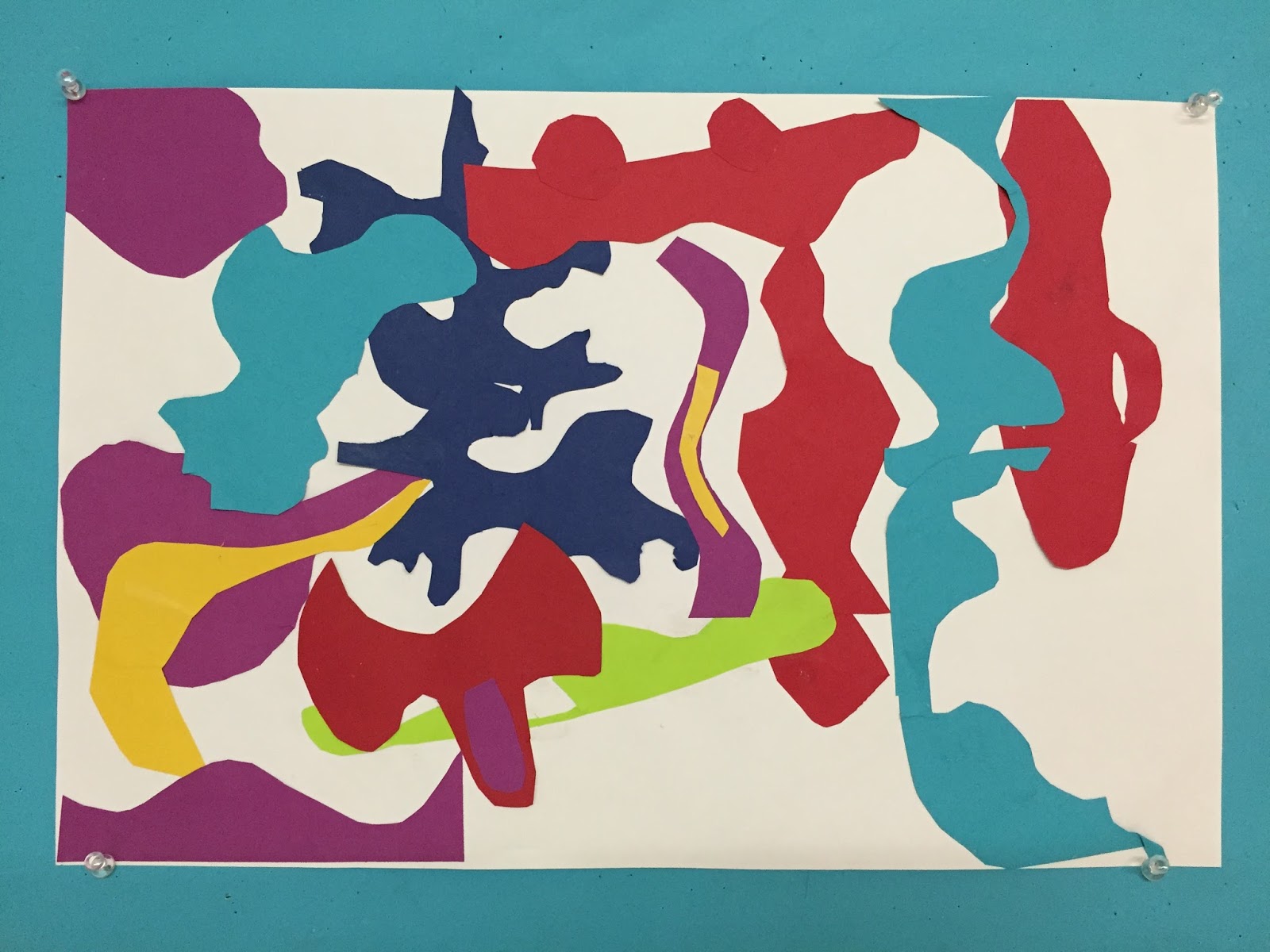 Ms. Curry's Art Room : Grade 1 Henri Matisse Cut Outs