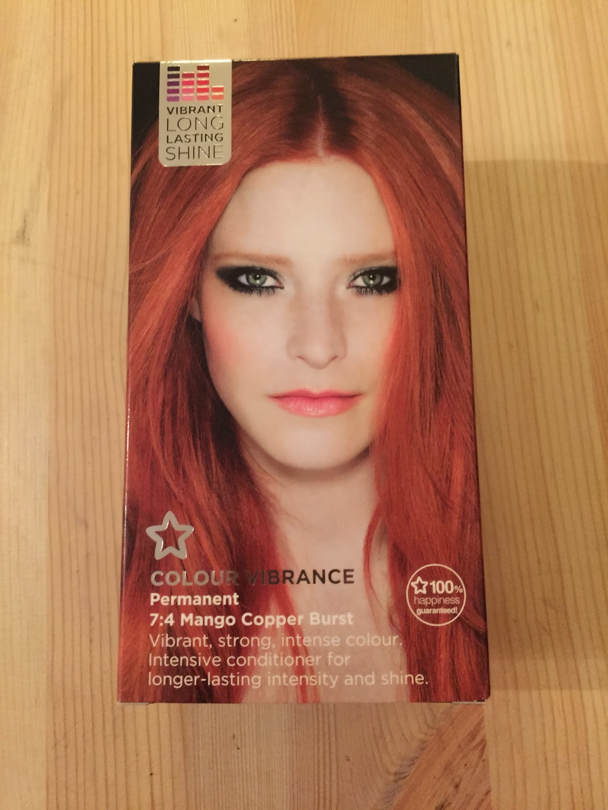 Pale Girls' Guide: Review | Superdrug Vibrance Mango Copper Burst 7.4