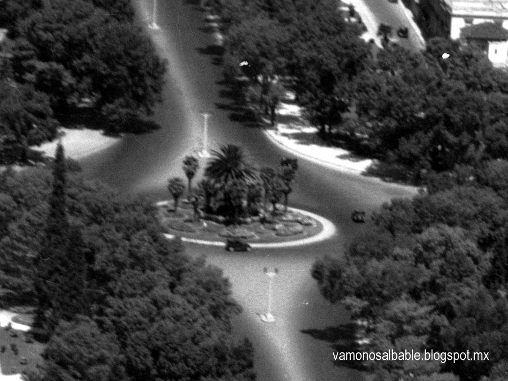 El Bable: Antes y ahora: La glorieta de la palma