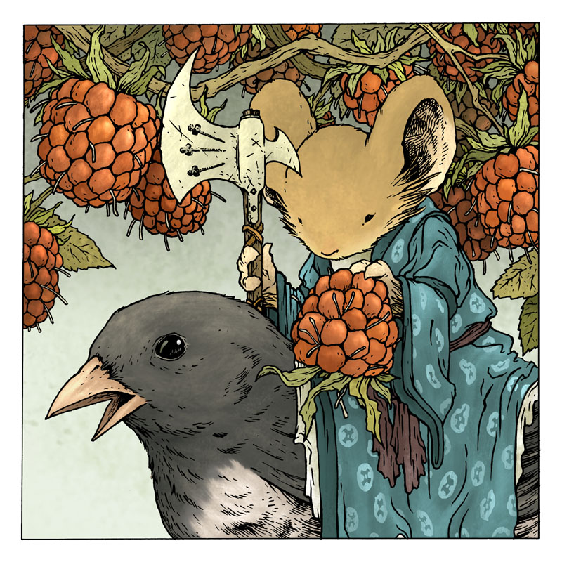 David Petersen's Blog: Raspberry Mouse Print process: