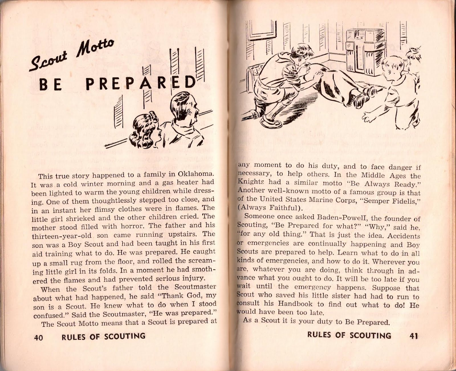 KintlaLake: The Scout Motto: 'Be Prepared'