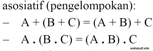 Aljabar Boolean - Pengertian, Hukum, dan Contoh Soal Aljabar Boolean ...