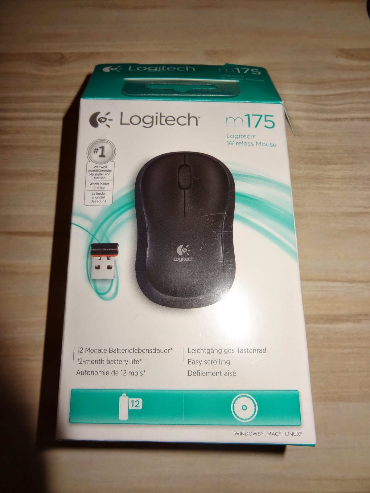 Logitech M175 wireless mouse specs and test
