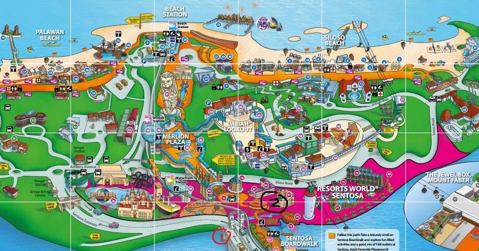 Observe the world: Singapore Resort World Sentosa RWS