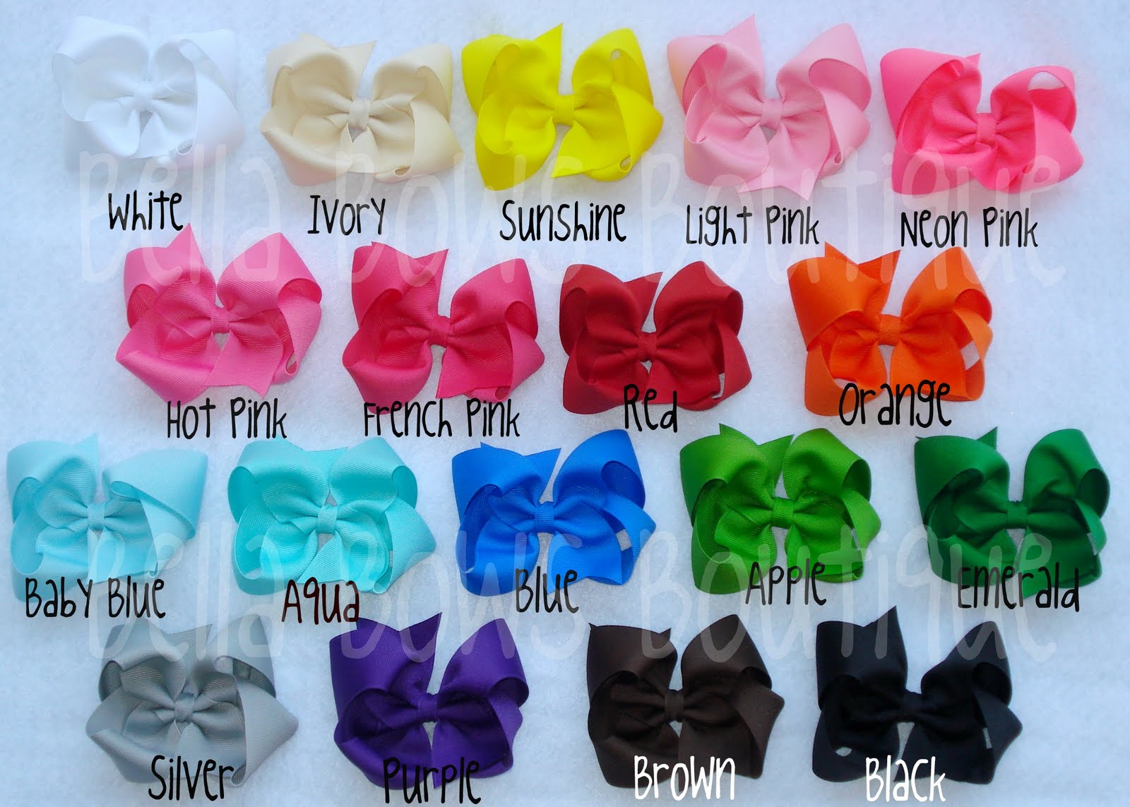 Bella Bows Boutique: Classic Bella Bows