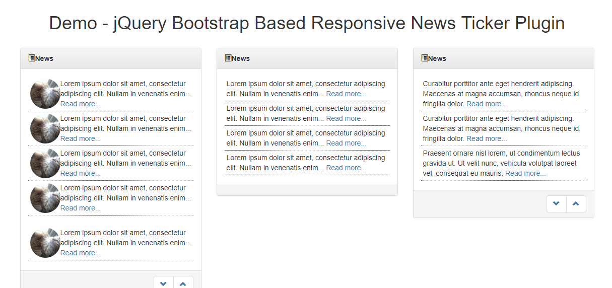 Bootstrap News Ticker Using Jquery - xTechnoPedia
