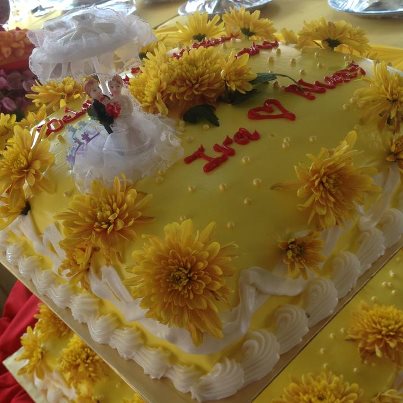 ANIE DELIGHT HOME MADE CAKE & CHOCOLATE: Kek Perkahwinan 2 Tingkat ...