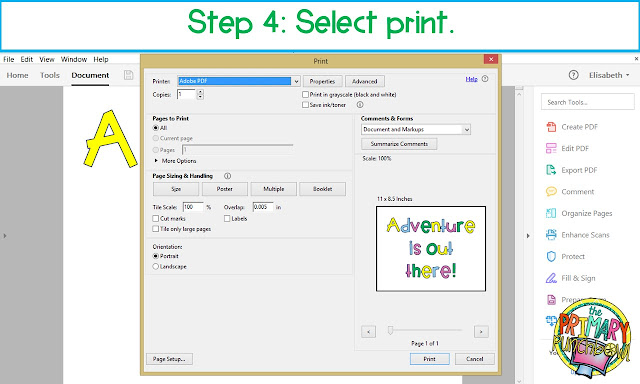 Print Your Own Posters! - The Primary Punchbowl