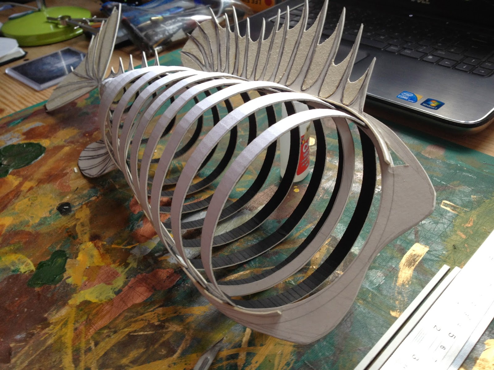 Daniel Gubba - Set and Props.: Artwork - Metal Fish