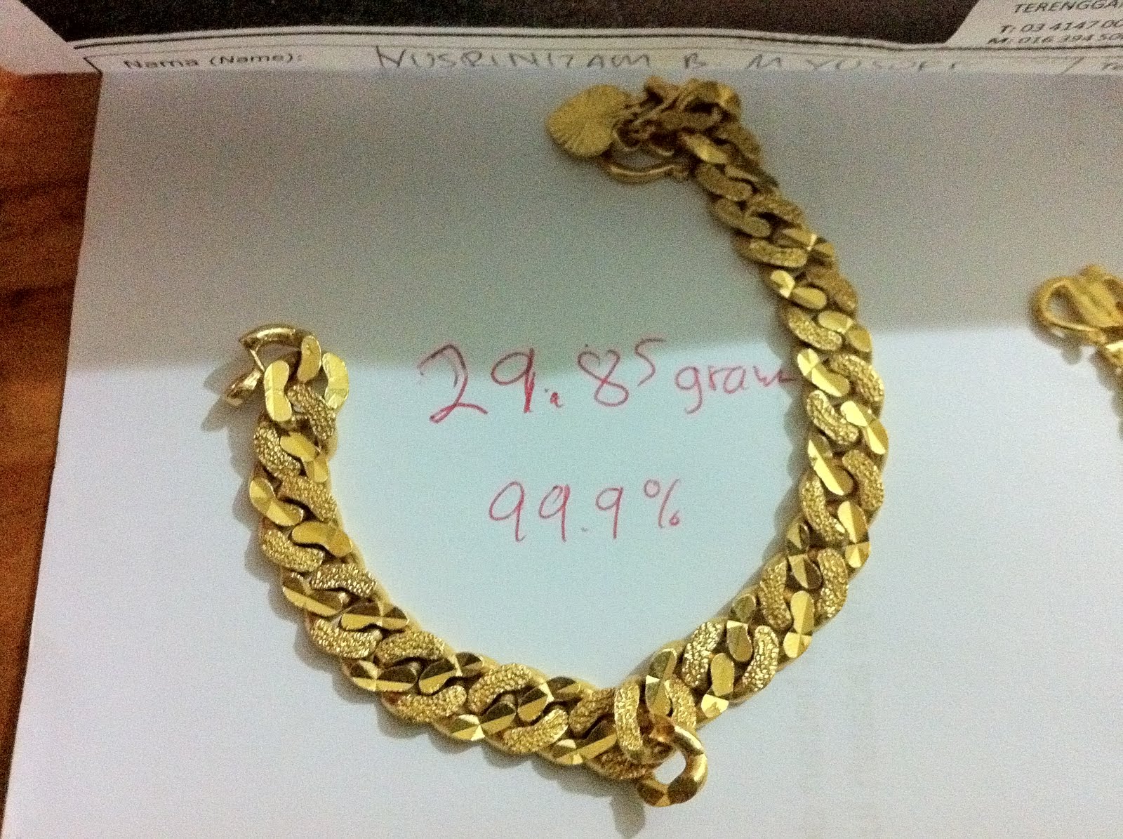 emaskuning999: RANTAI TANGAN EMAS 999 BARU RM 189 segram.( 5-11 ...