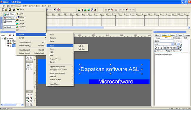 Cara Membuat Banner Animasi Web Menggunakan Swishmax