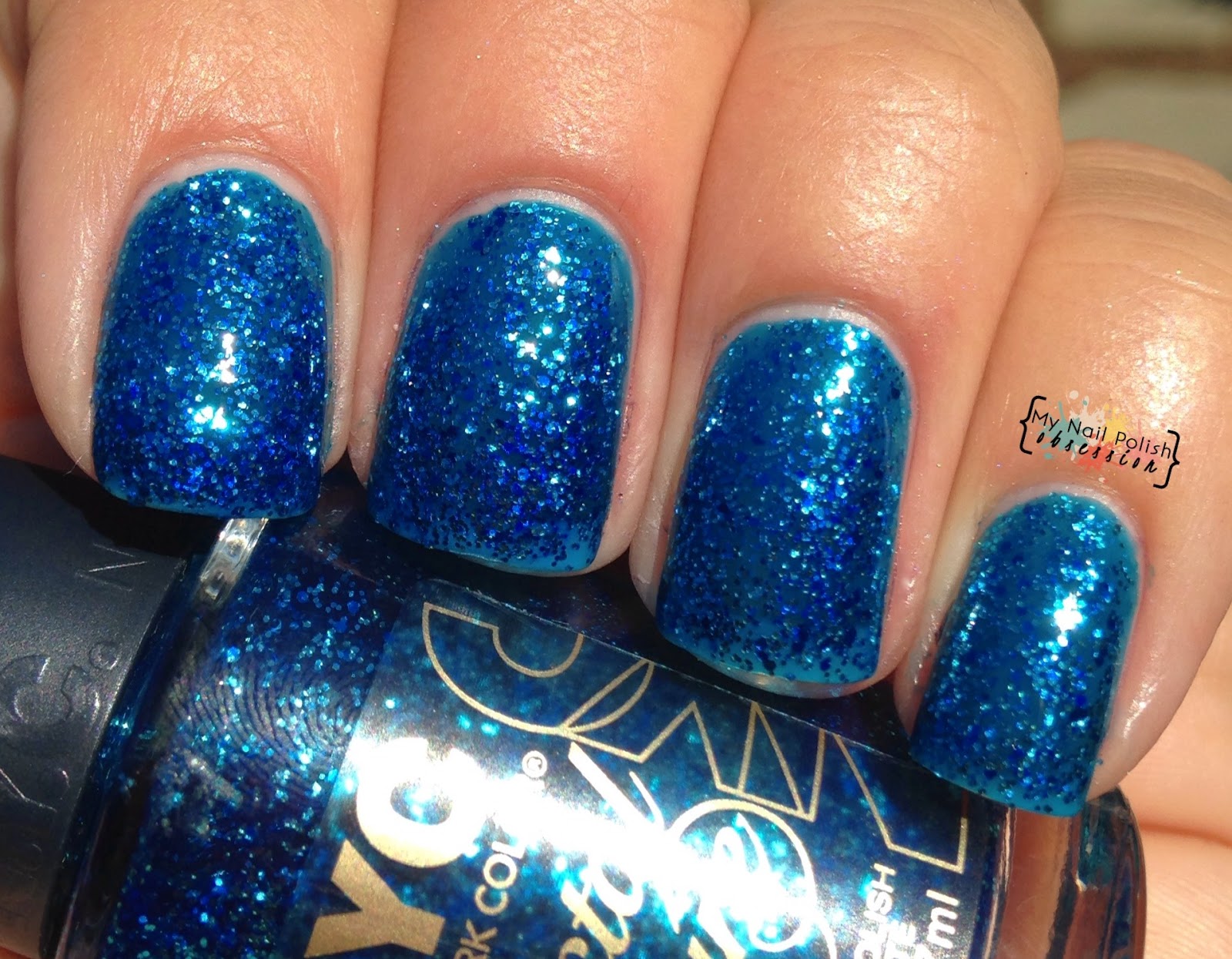 My Nail Polish Obsession: NYC New York Color Crystal Couture: Blue ...