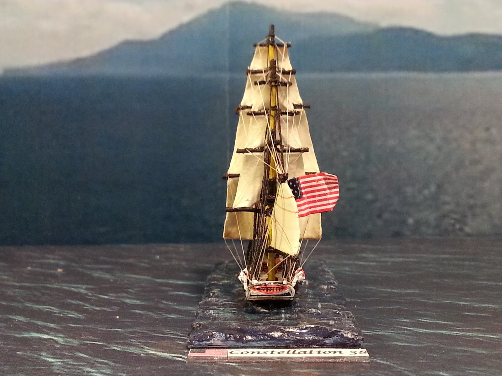 A Miniatures Hobby Room: 1/1200 GHQ USS Constellation