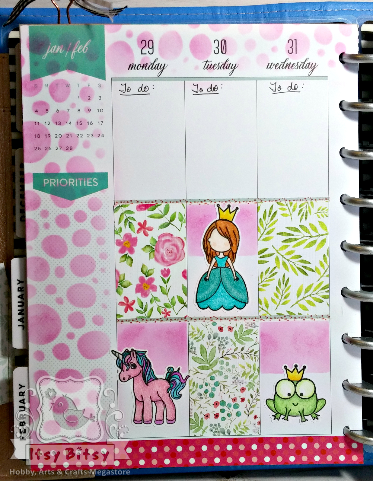 ~Create.365 ~ Sharing My Paper Crafting Life: Pretty Princess Planner Pages