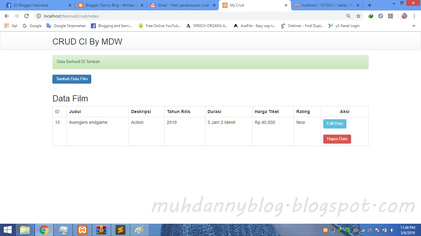 Source Code Simple CRUD (Create, Read, Update, Delete) Menggunakan ...