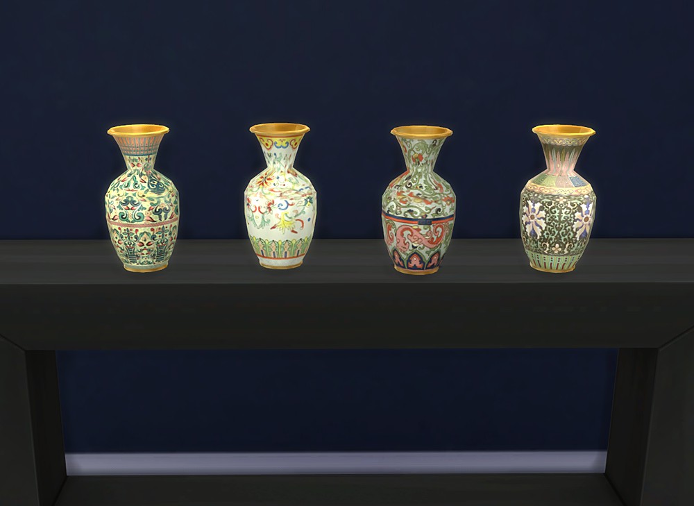 Corporation "SimsStroy": The Sims 4. Chinese vase.