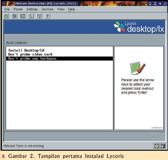Lhaniie TKJ-1: Instalasi Linux Lycoris Lhaniie TKJ-1: Instalasi Linux Lycoris
