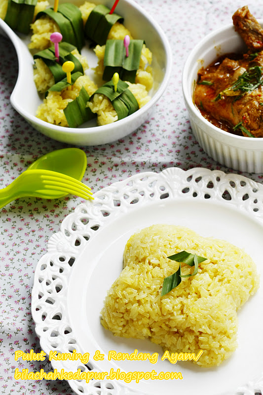 PULUT KUNING & RENDANG AYAM | Bila Chah Ke Dapur