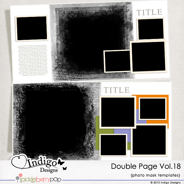 Indigo Designs: September $1 Pickle Barrel! Double Page Templates and ...