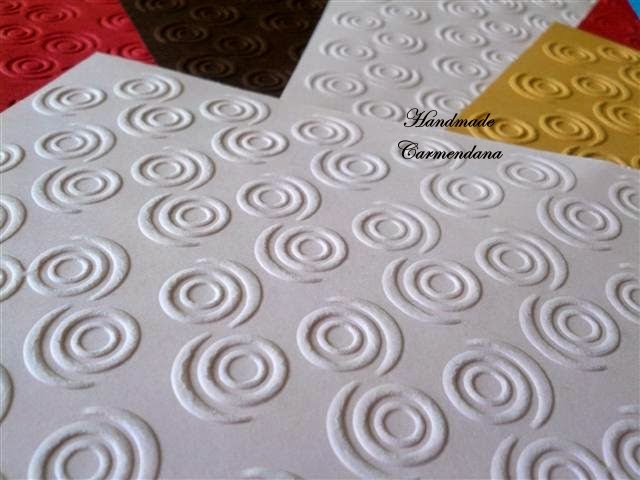 Felicitari handmade (realizate manual): Carton embosat