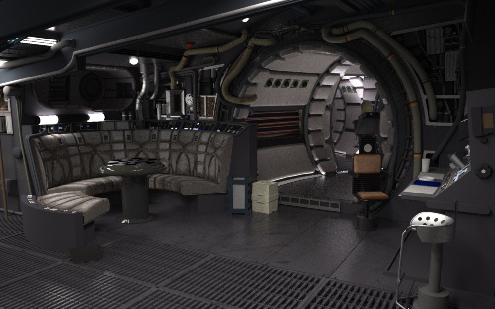Star Citizen Spaceship: Banu Berchantman Interior