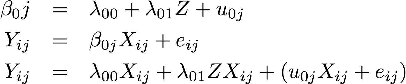 Random Variation: HLMs: The ML Estimator