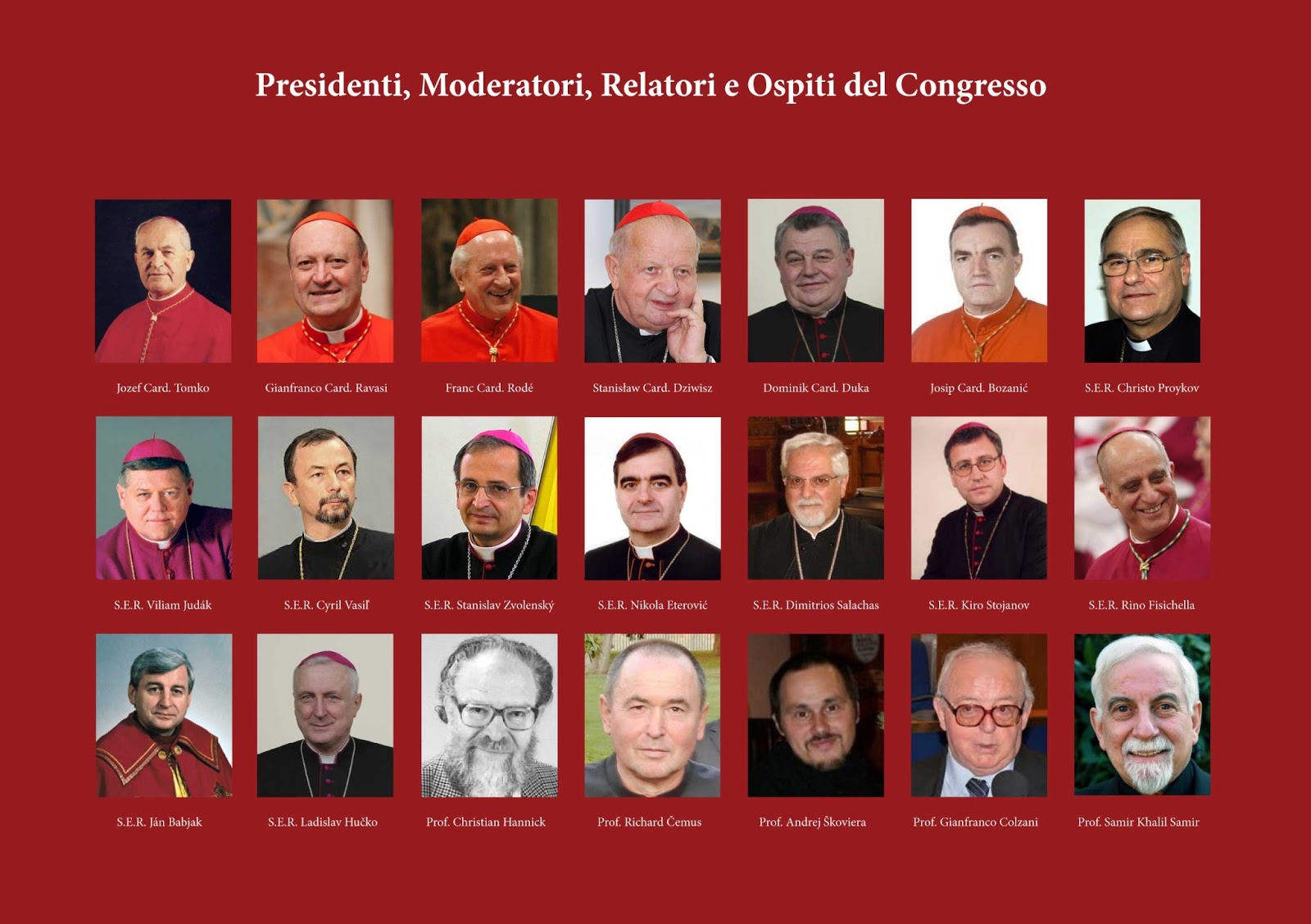 Congresso Internazionale: Santi Cirillo e Metodio fra i popoli slavi ...