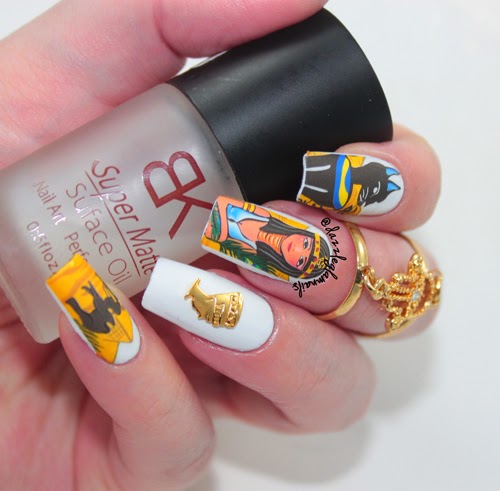 Dazzle Glam Nails | Nail Art Blog: Cleopatra Nail Art