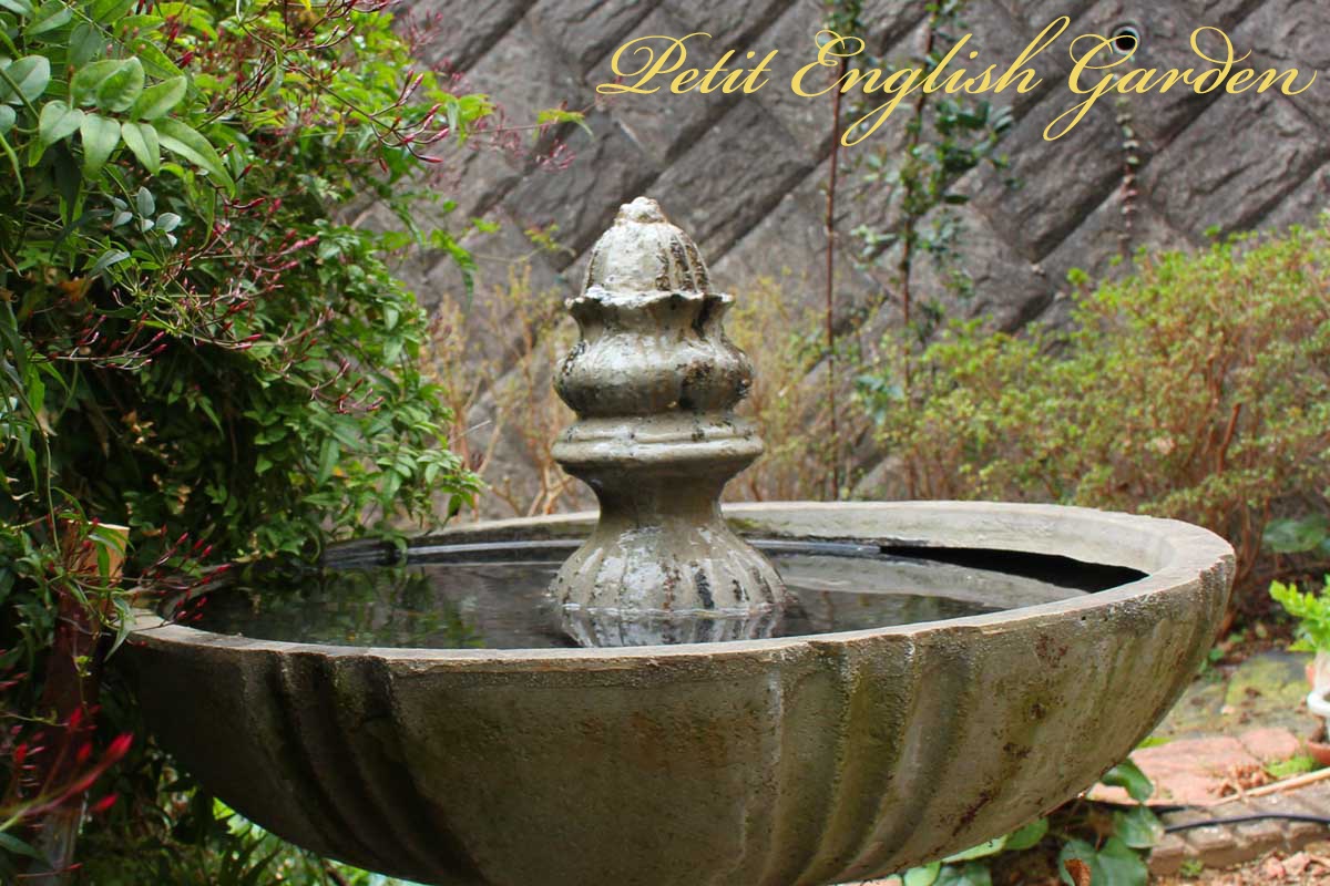 Petit English Garden of MARPLE & POIROT: MAKING THE SMALL FOUNTAIN ...