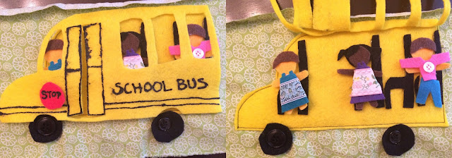 Wardrobe Redesigned: School Bus Busy Book/Quiet Book with FREE print ...
