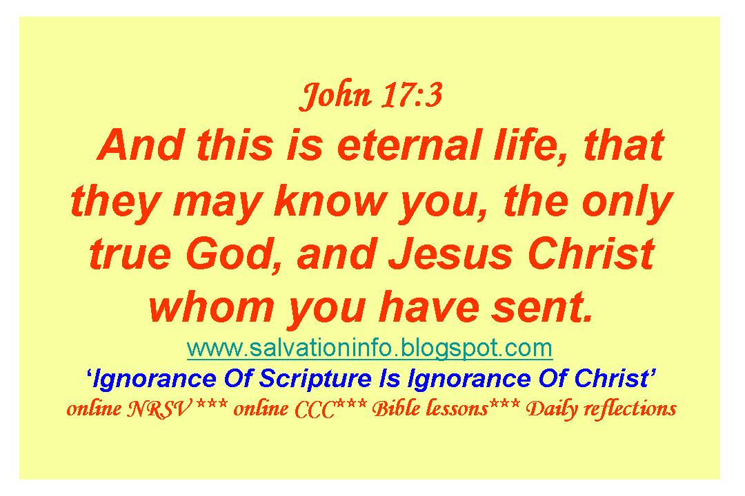 Scripture Verses Banners John 17:3
