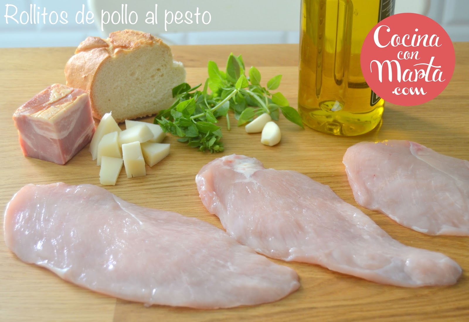 Cocina con Marta. Recetas fáciles, rápidas y caseras: Rollitos de pollo ...